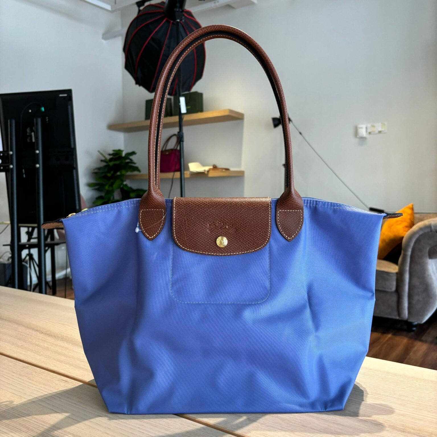 Longchamp LPC Medium Tote Bag Light Purple – UKCheapss – Your best ...